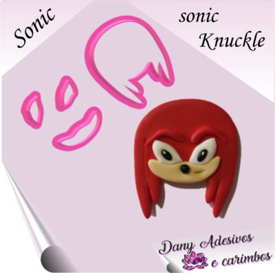 Knuckle 5,5 x 4,8 cm (Sonic ) – cortadores da Dany